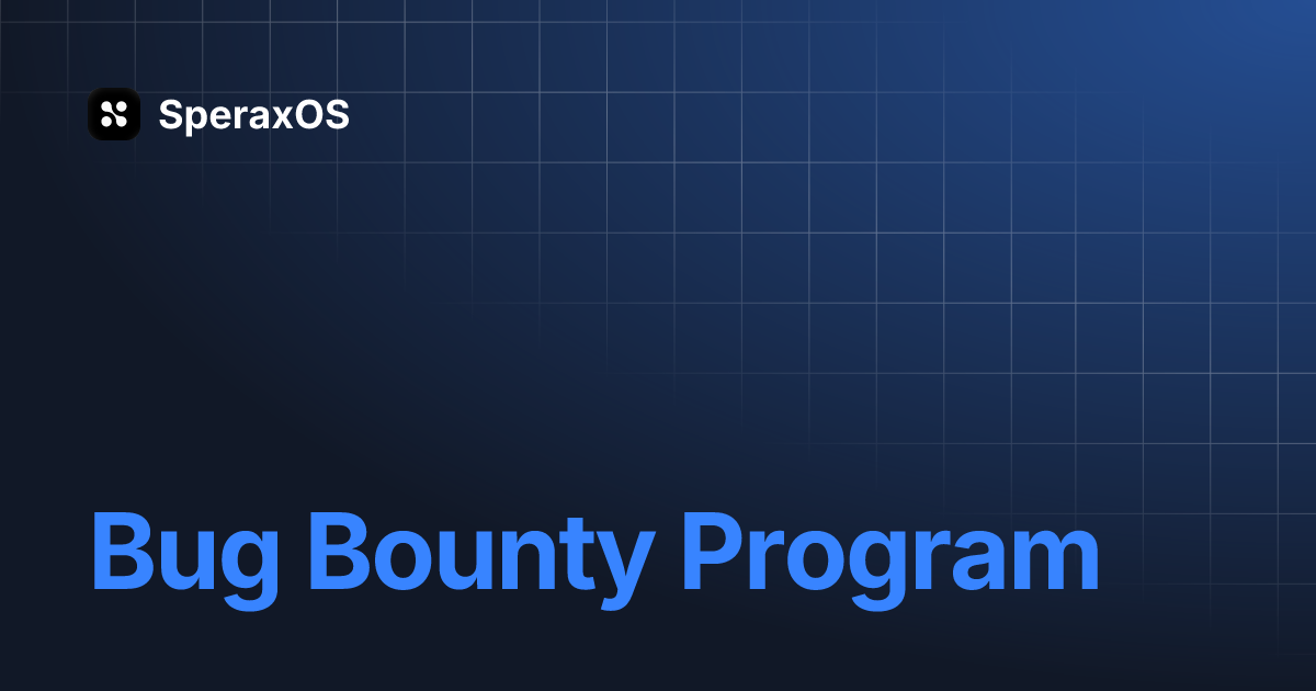 Bug Bounty Program | SperaxOS
